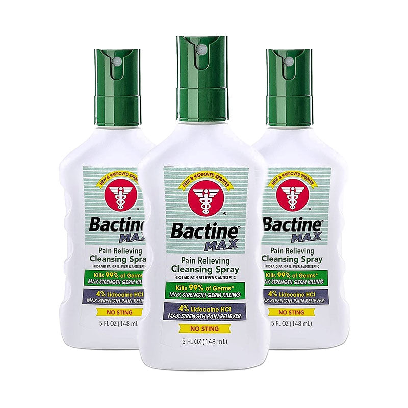 Bactine® MAX Pain Relieving Cleansing Spray for Sale | Tatt Lab