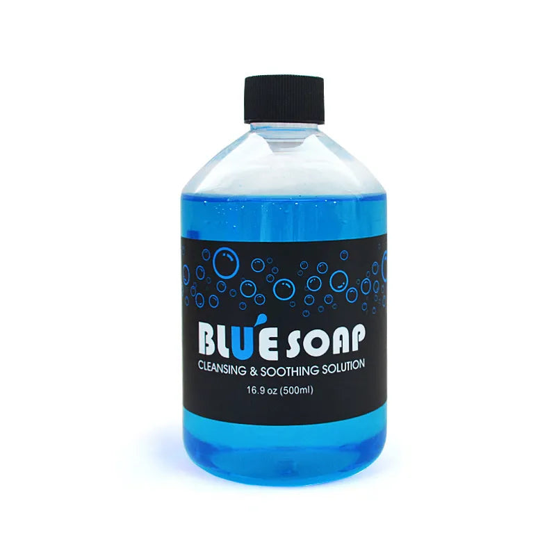 Blue Soap (500ml) Tattoo Cleansing & Soothing Solution | Tatt Lab